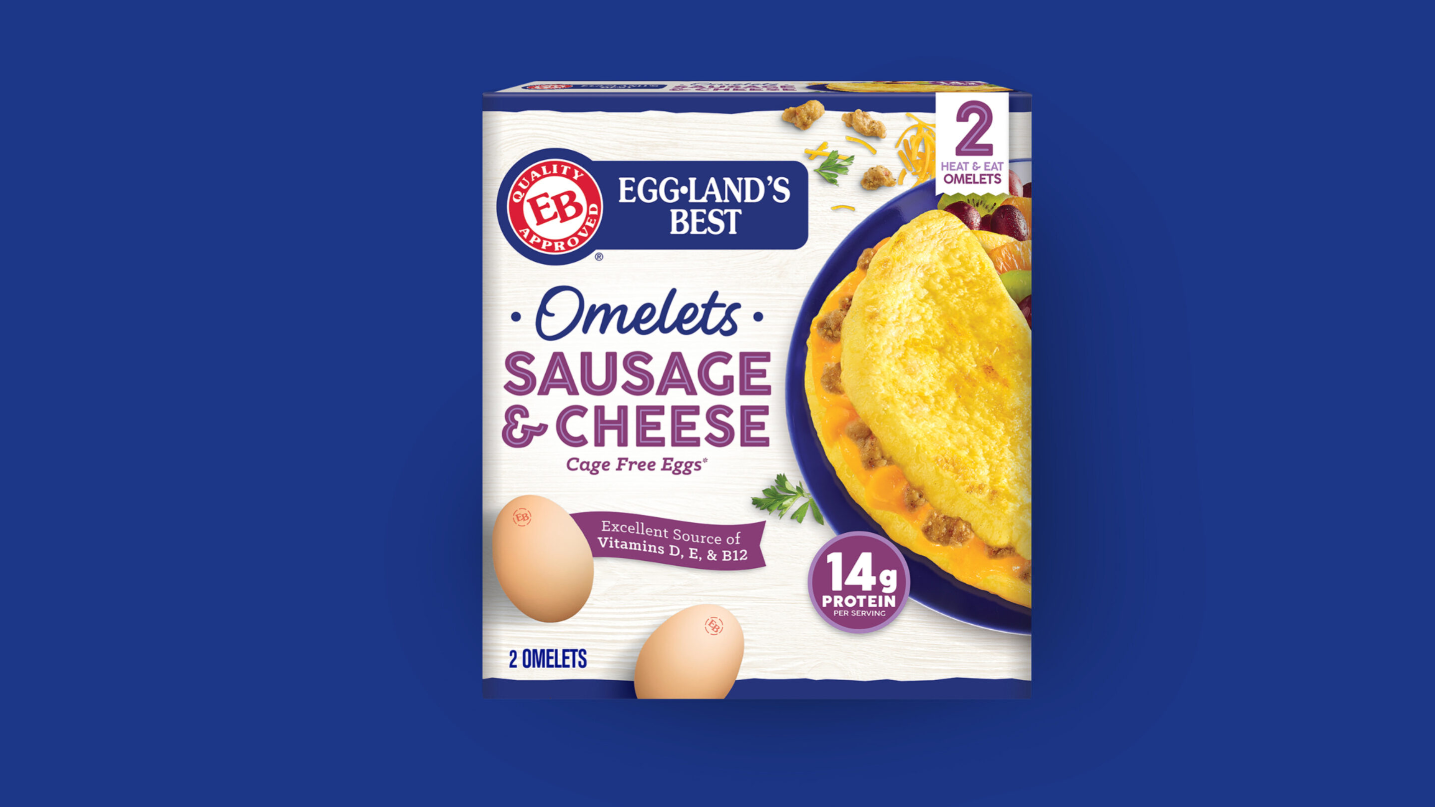 Healthy Sausage & Cheese Omelets | Eggland's Best