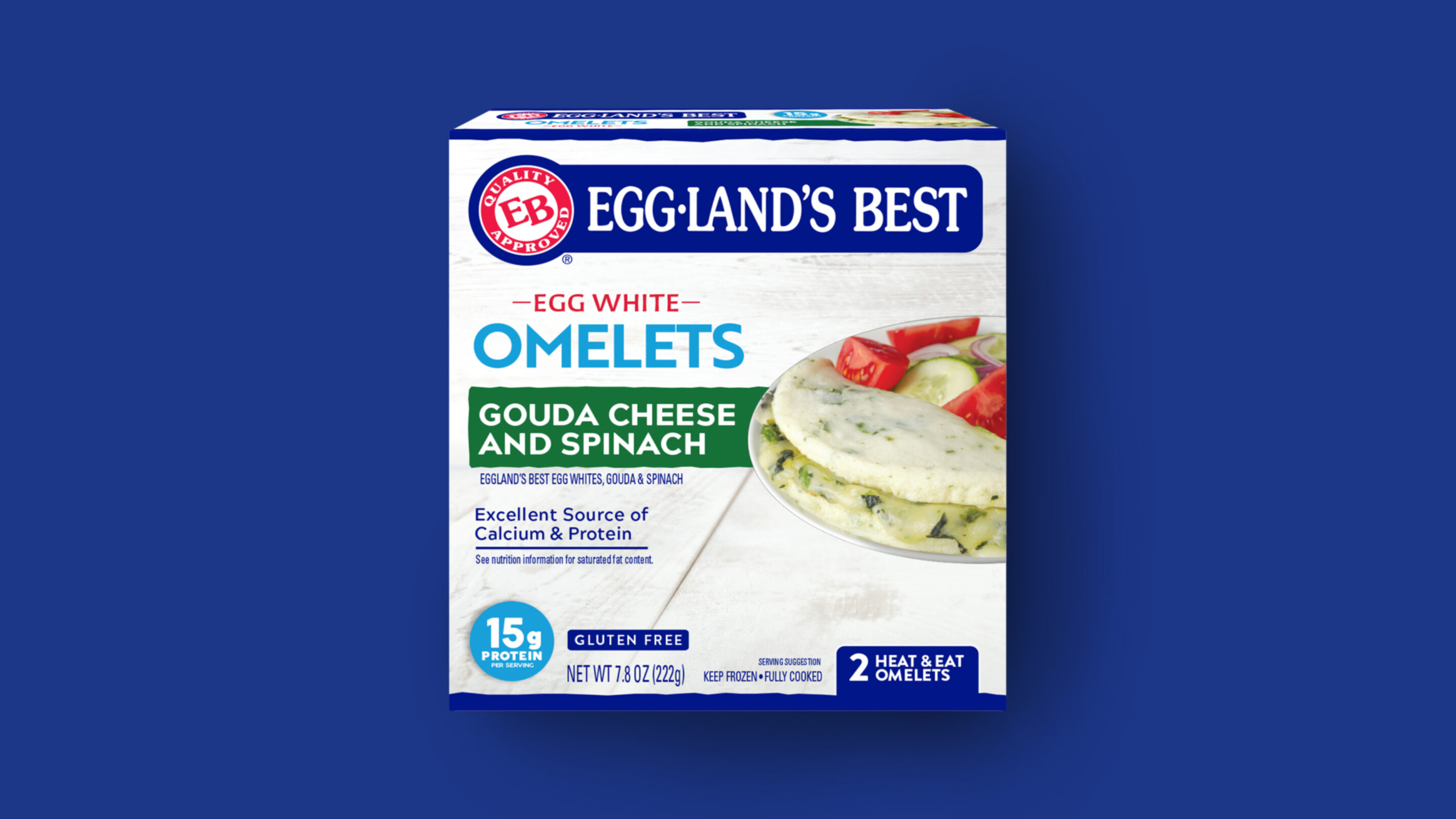 Gouda & Spinach Frozen Omelets | Eggland's Best