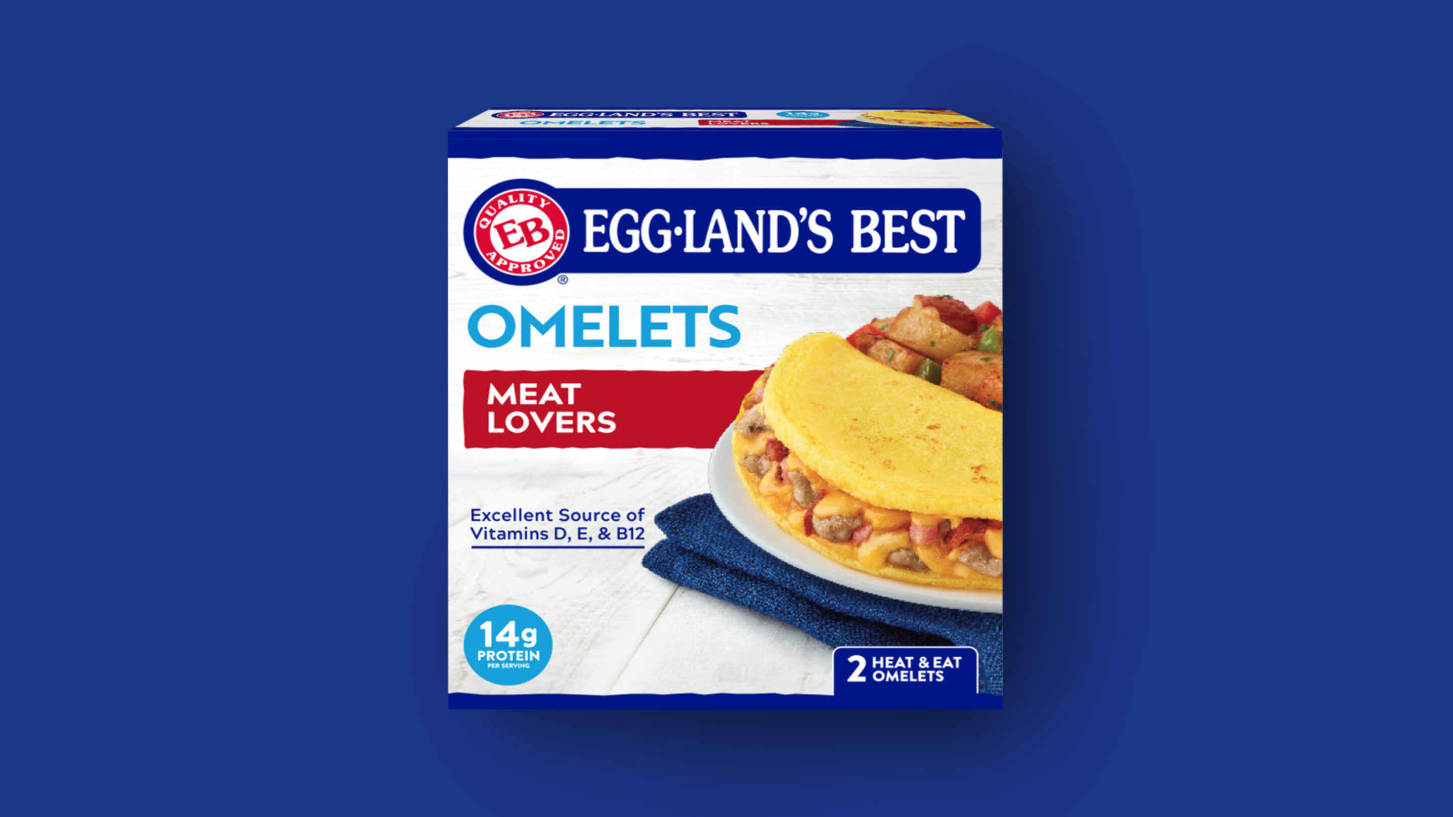Meat Lovers Frozen Omelets | Eggland's Best