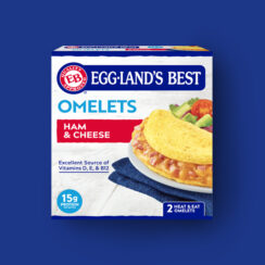 Ham & Cheese Frozen Omelets | Eggland's Best