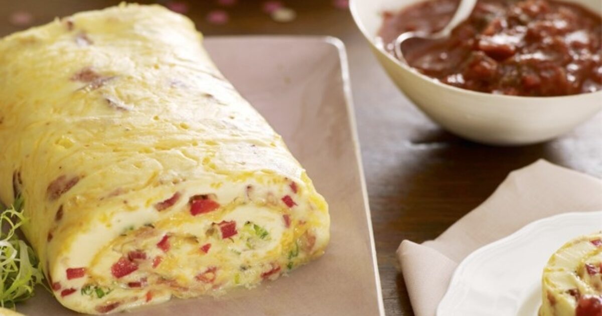 how do you make an omelette with bacon