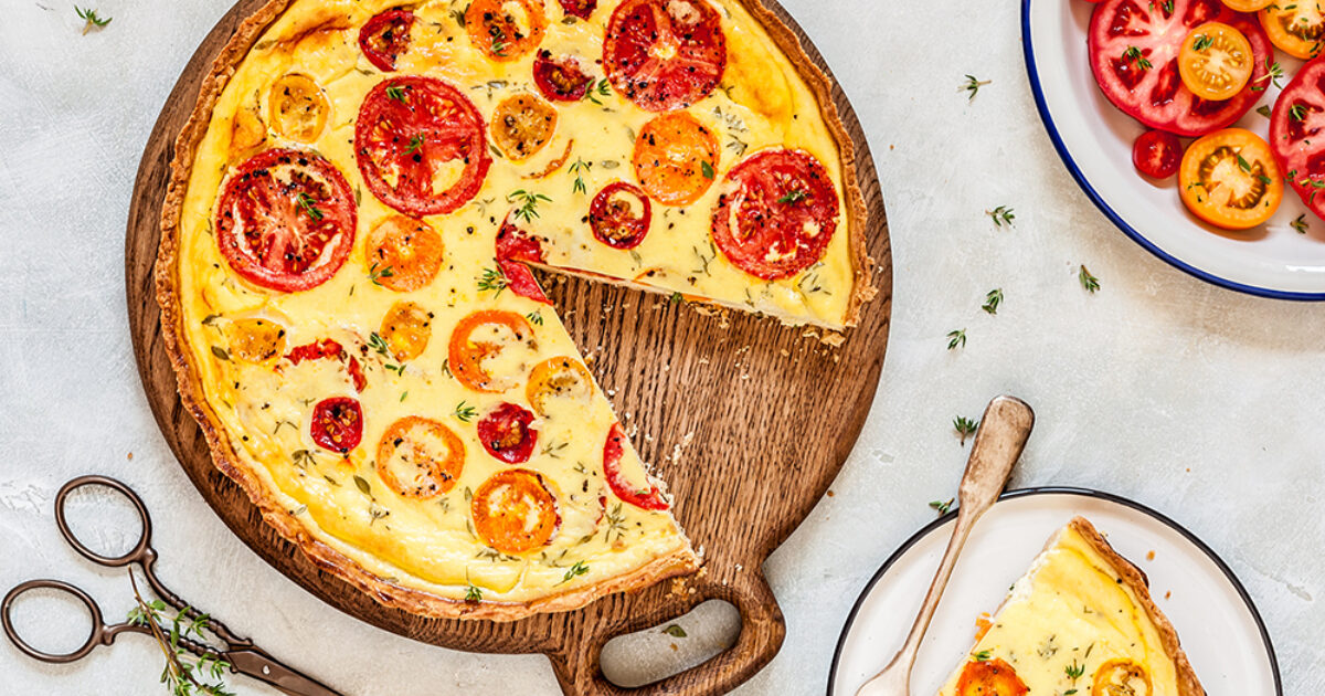 Low-Fat Caprese Quiche Recipe | Eggland's Best