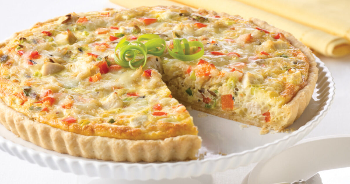 Chicken & Rice Quiche Tart Recipe | Eggland's Best