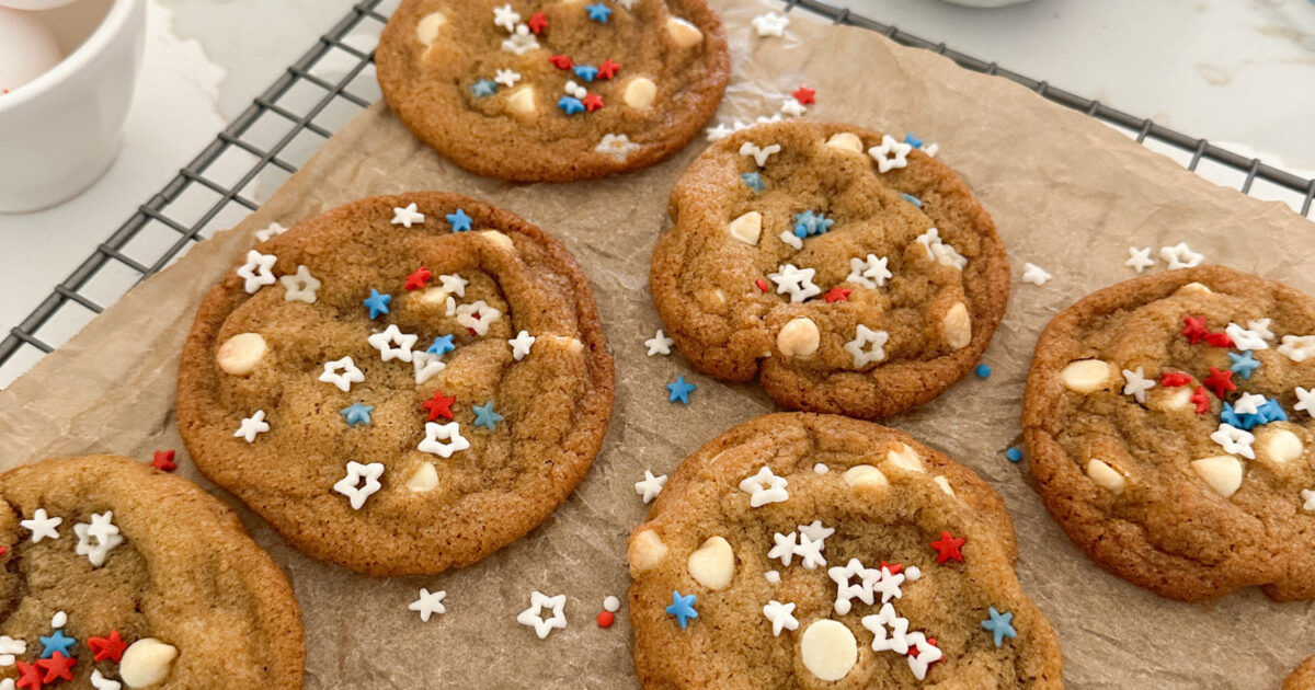 Chocolate Chip Cookies w/ Festive Sprinkles Recipe | Eggland's Best
