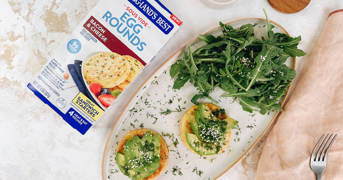 Egg Round Avocado Toast Recipe | Eggland's Best