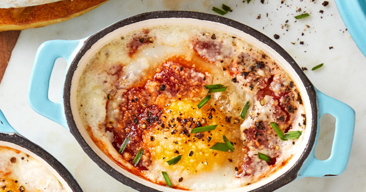 Eggs en Cocotte with Ciabatta Recipe | Eggland's Best