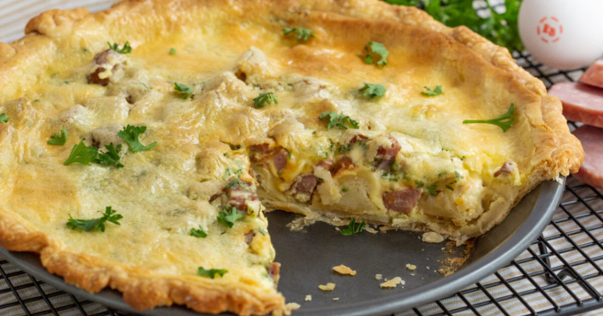 Pierogi Kielbasa Quiche Recipe | Eggland's Best
