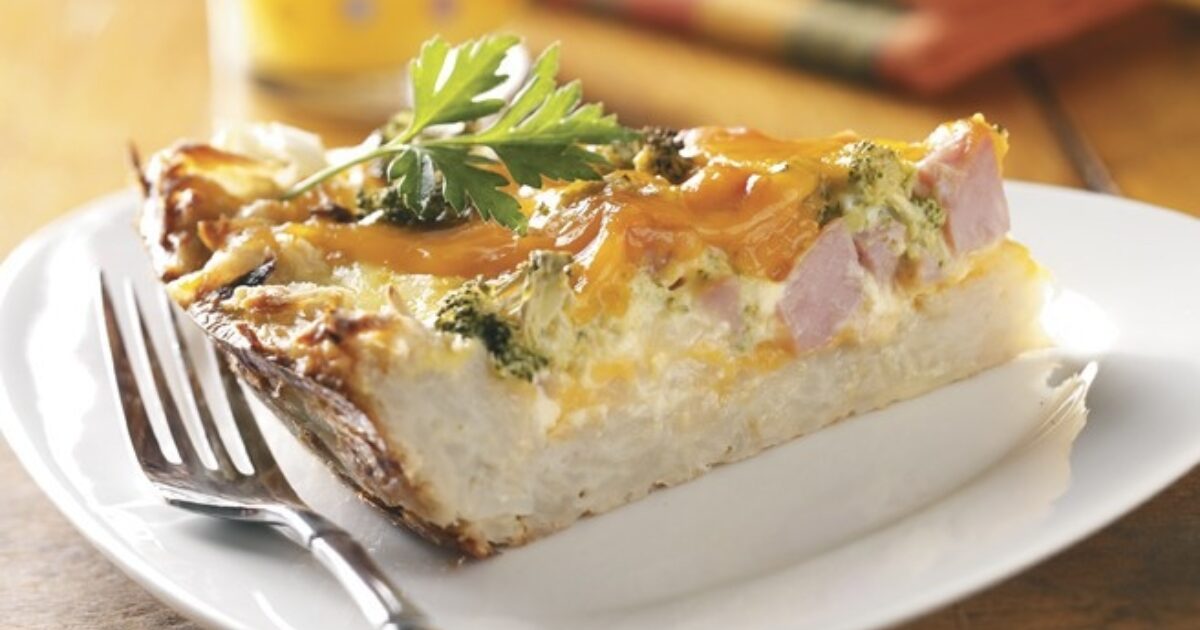 Potato Crust Quiche Recipe | Eggland's Best