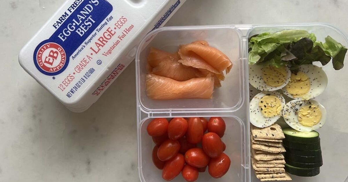 Bagel-Inspired Snack Box Recipe | Eggland's Best