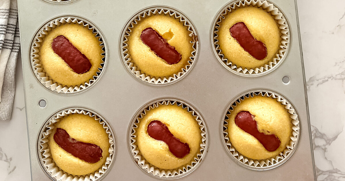 corn dog muffins