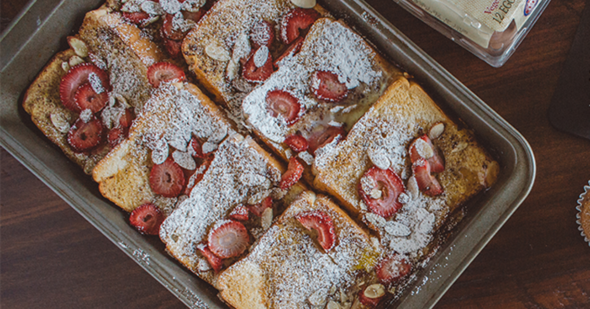 Overnight Strawberry Baked French Toast Recipe | Eggland's Best