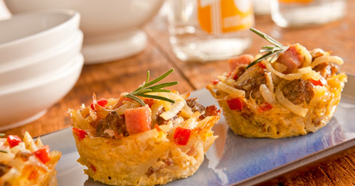 Mini Hash Brown Cups Recipe | Eggland's Best