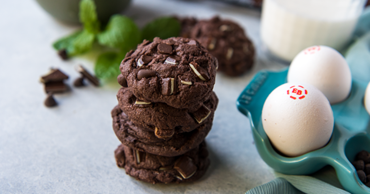 Mint Chocolate Chip Cake Mix Cookies Recipe | Eggland's Best
