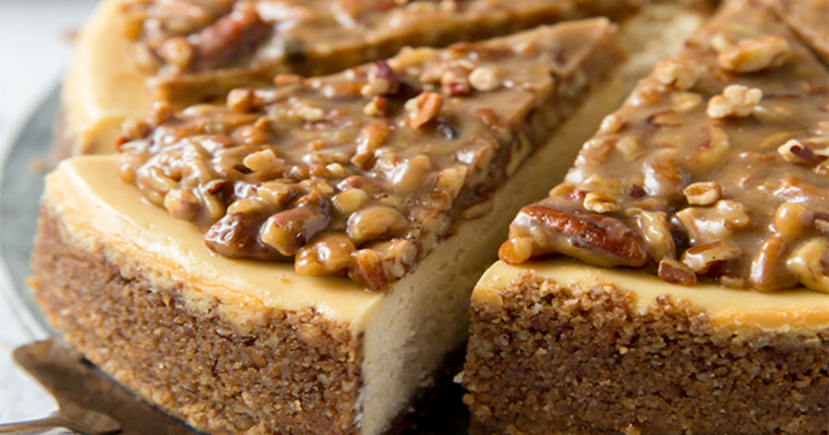 Fall Pecan Pie Cheesecake Recipe | Eggland's Best
